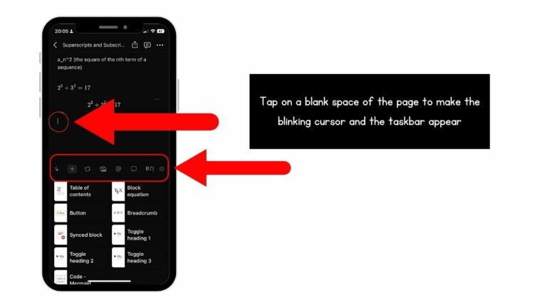 How to Add Subscript and Superscript in Notion (2025)