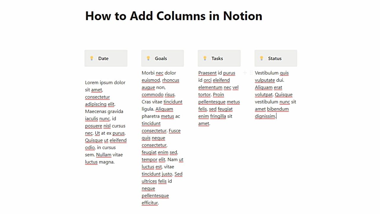 How to Add Columns in Notion (2025) How to Add Columns in Notion (2025)