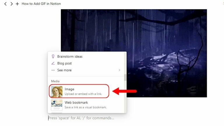 How to Add GIF in Notion (2025)