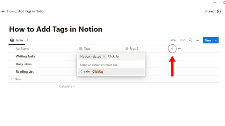 How to Add Tags in Notion (2025)