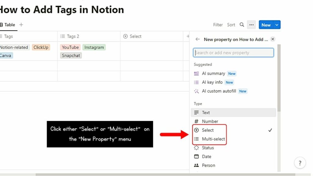 How to Add Tags in Notion (2025)