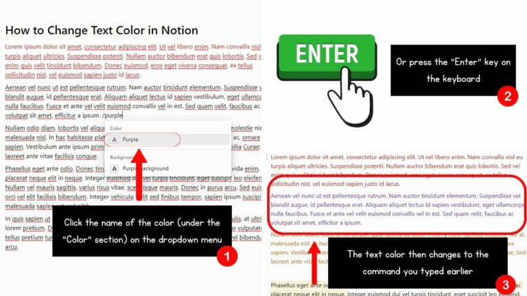 Changing Text Color in Notion: A Step-by-Step Guide
