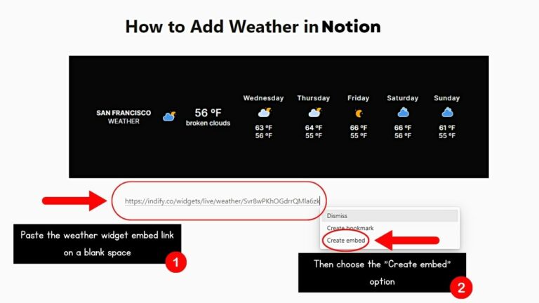 How to Add Weather in Notion - 2 Ways (2025)