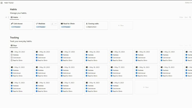 10 Free Notion Habit Tracker Templates in 2025