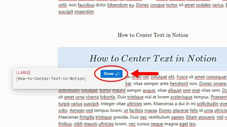 How to Center Text in Notion (Step-by-Step Guide)