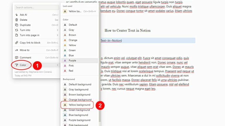 How to Center Text in Notion (Step-by-Step Guide)