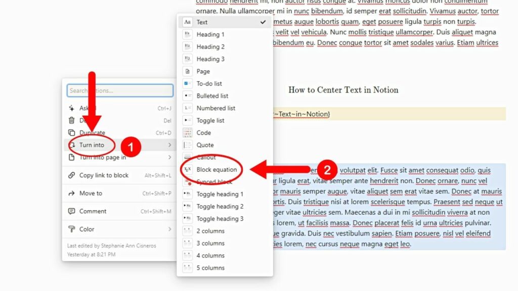 How to Center Text in Notion (Step-by-Step Guide)