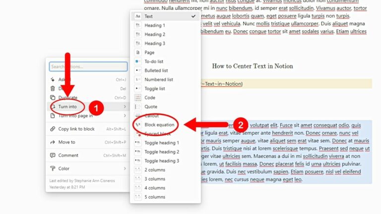 How to Center Text in Notion (Step-by-Step Guide)