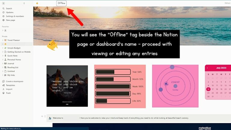 How to Use Notion Offline Mode (2 Best Methods)