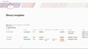 10 Best & Free Notion Book Tracker Library Templates 2025