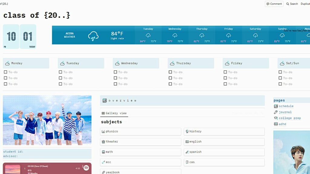 20 Free and Paid Notion Templates for Students (2025)