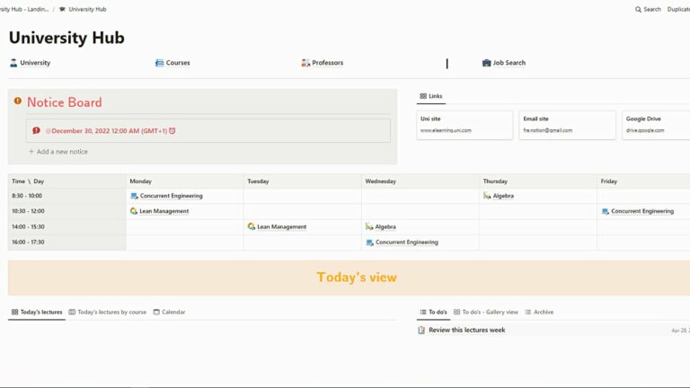 20 Free and Paid Notion Templates for Students (2025)