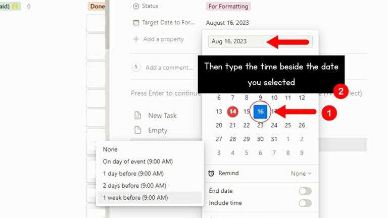 How to Set Reminders in Notion - The Easiest Methods!
