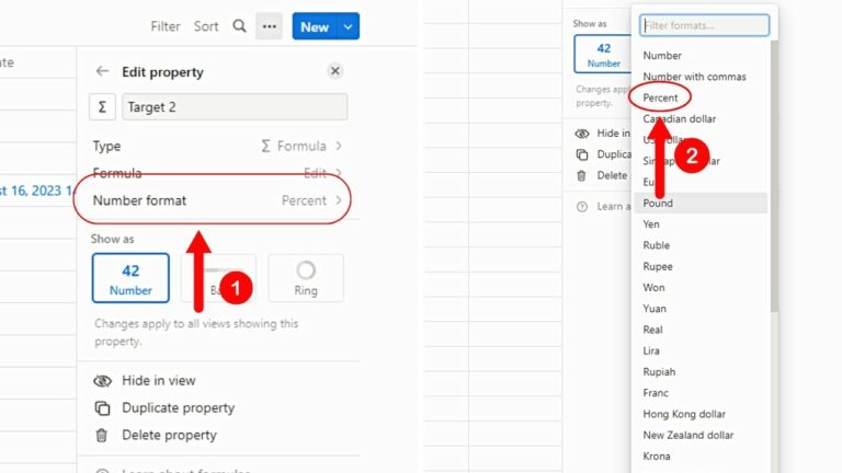 How to Calculate Percentage in Notion: Step-by-Step Guide