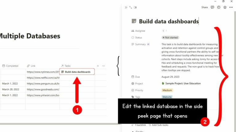 How to Link Databases in Notion (2025)