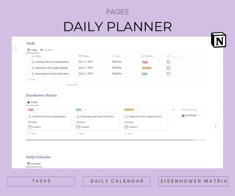 Notion ADHD Template - NotionDemy