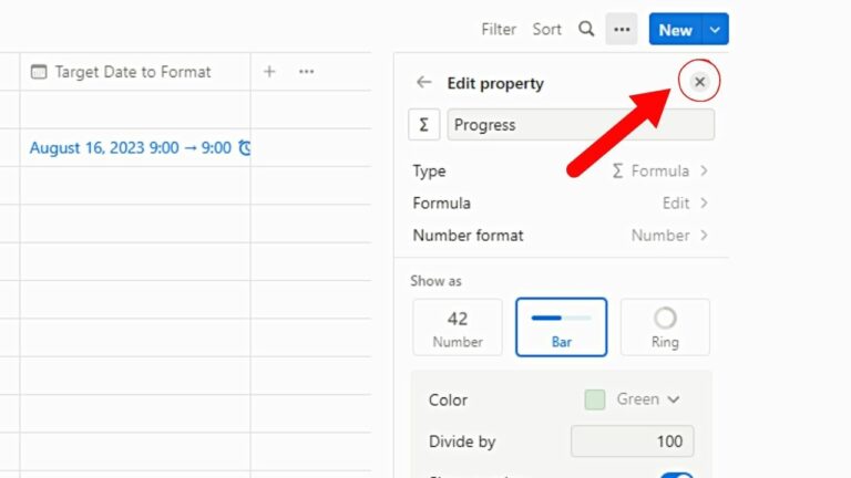How to Make a Progress Bar in Notion (Also with Formula)