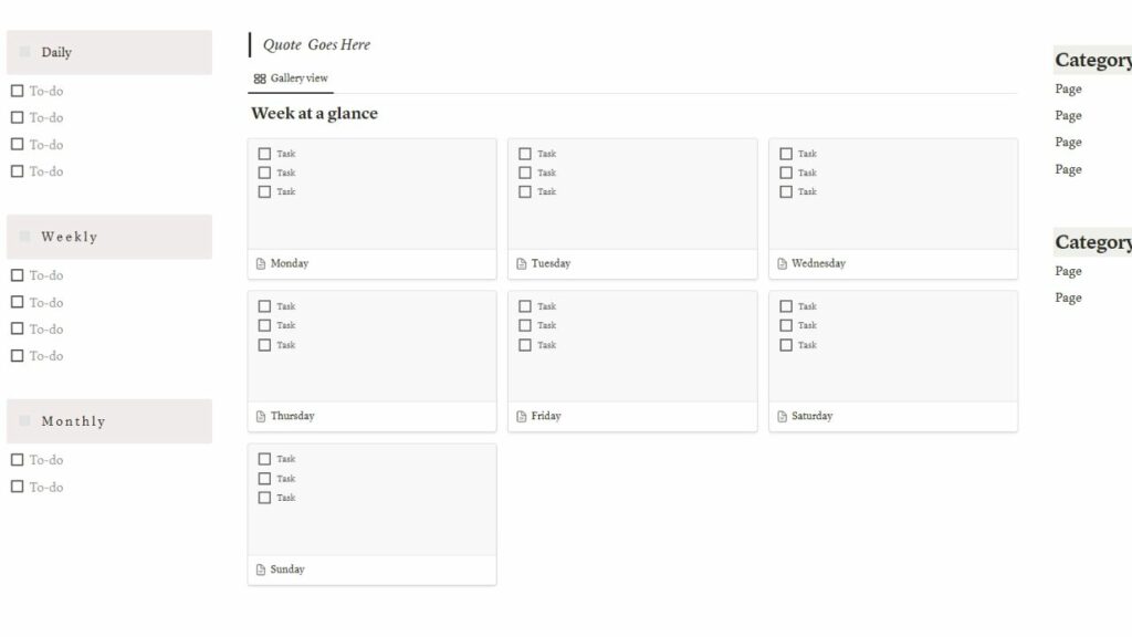 10 Free Notion Weekly Planner Templates (2025)