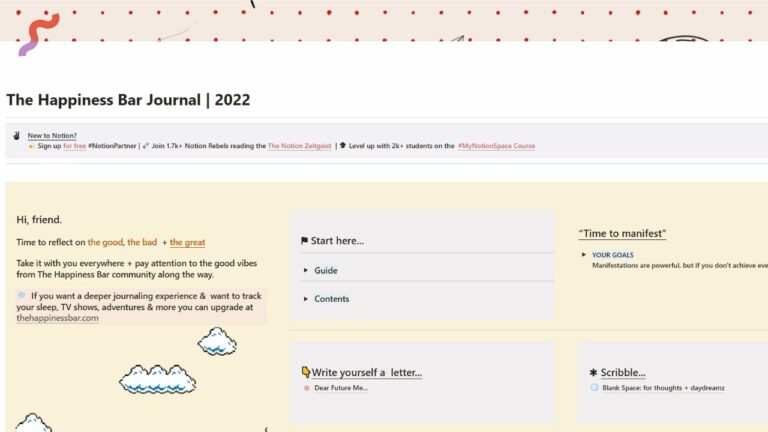 10 Best & Free Notion Journal Templates (2025)