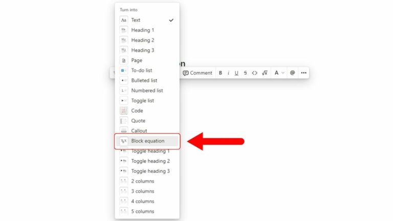 Notion Math Equations and Symbols - Complete Guide in 2025!