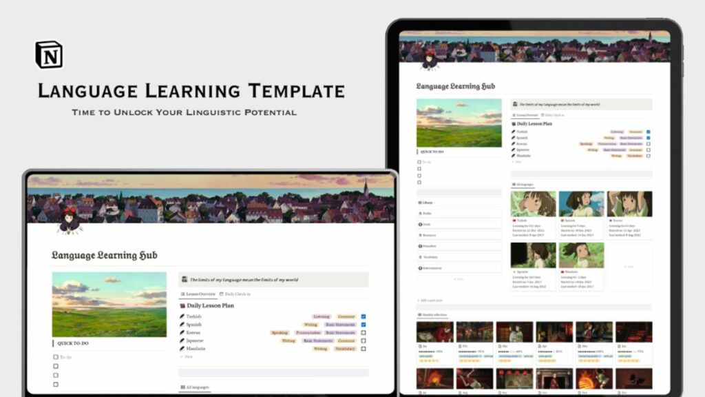 10 Best Notion Language Learning & Vocabulary Templates 2025