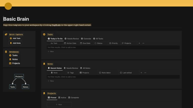 10 Best Notion Second Brain Templates 2025 (Free & Paid)