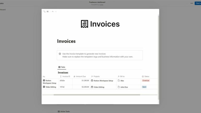 10 Best Notion Invoice Templates 2025 (Free and Paid)