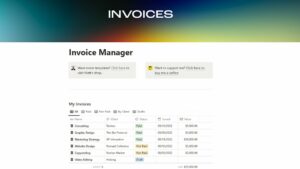 10 Best Notion Invoice Templates 2025 (Free and Paid)