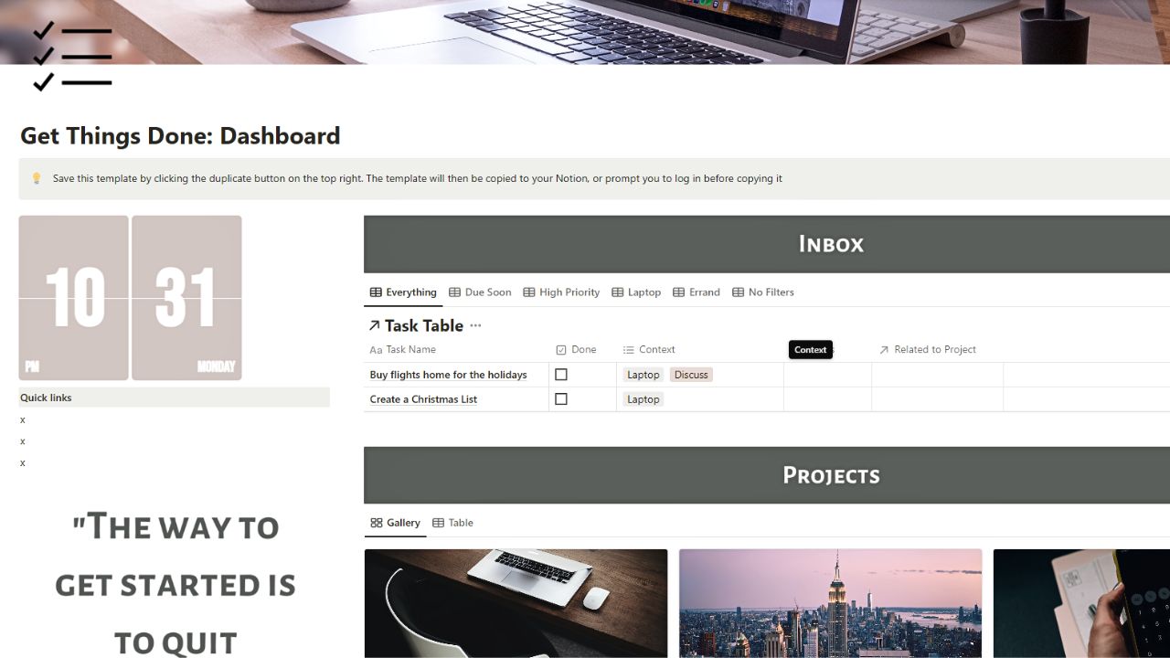 10 Best Notion GTD Templates in 2025 (Free & Paid) 10 Best Notion GTD Templates in 2025 (Free & Paid)