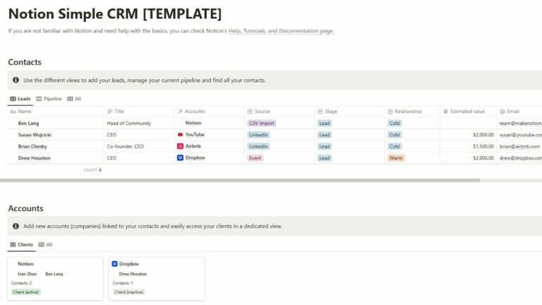 10 Best Notion Productivity Templates 2025 (Free and Paid)