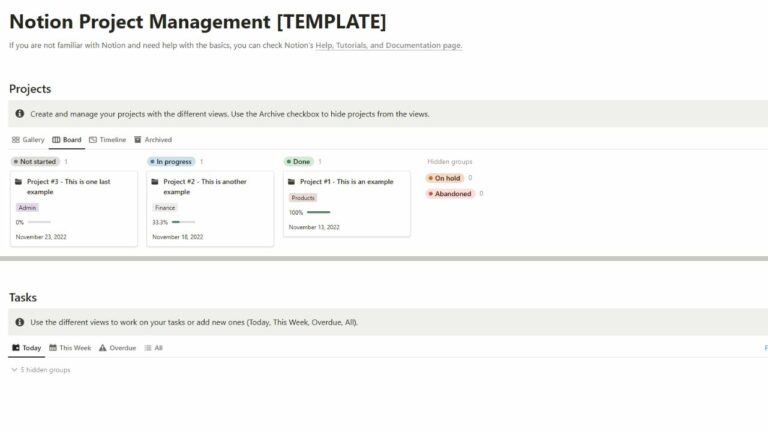 10 Best Notion Productivity Templates 2025 (Free and Paid)