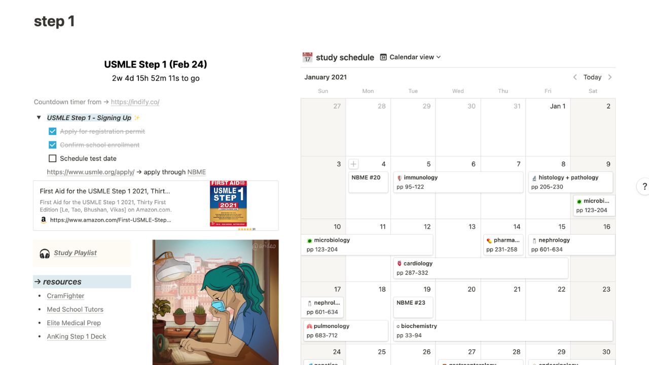10 Best Notion Medical School Templates ( Free & Paid)
