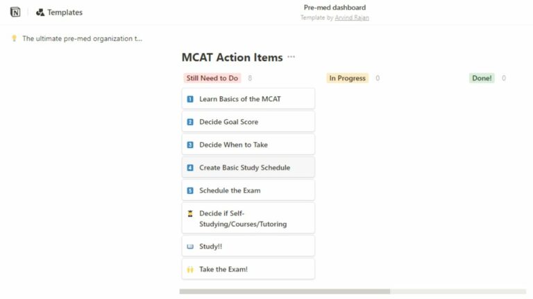 10 Best Notion Medical School Templates ( Free & Paid)