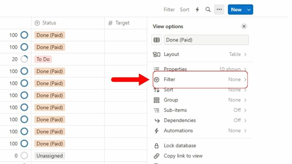 How to Hide Completed Tasks in Notion