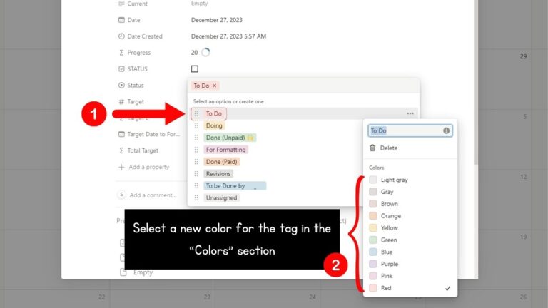 How to Add Color to Notion Calendar Like a Pro!