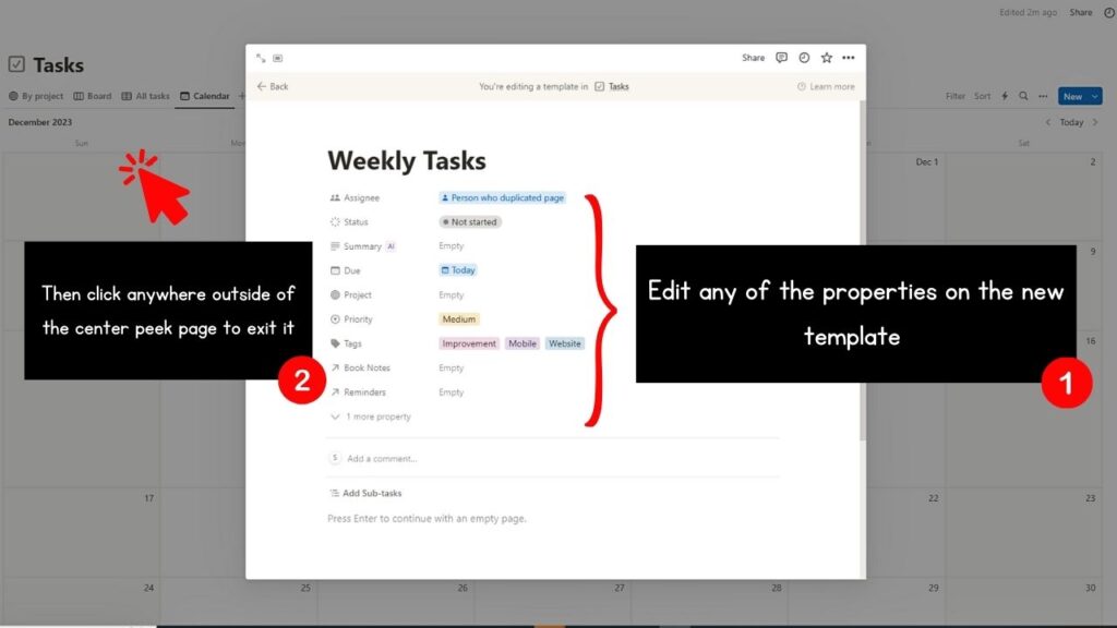 Add Recurring Events and Tasks to Notion Calendar (2025)