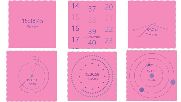 9 Aesthetic Notion Clock Widgets 2025 (Free & Paid)