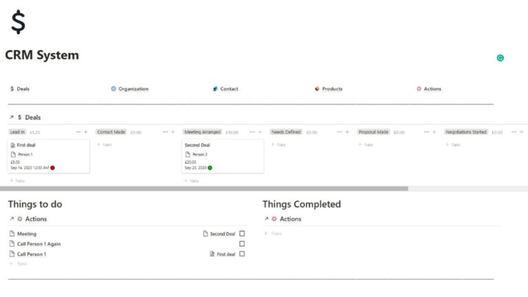 10 Must-Have Notion Sales Templates 2025 (Free & Paid)