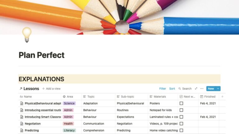 10+ Best Notion Templates for Teachers in 2025 (Free & Paid)