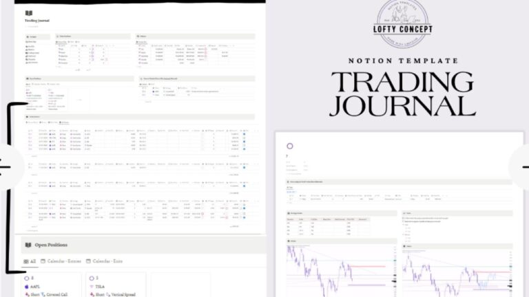 10 Best Notion Trading Journal Templates 2025 (Free & Paid)