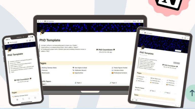 10 Best Notion Academic Research/PhD Templates 2025